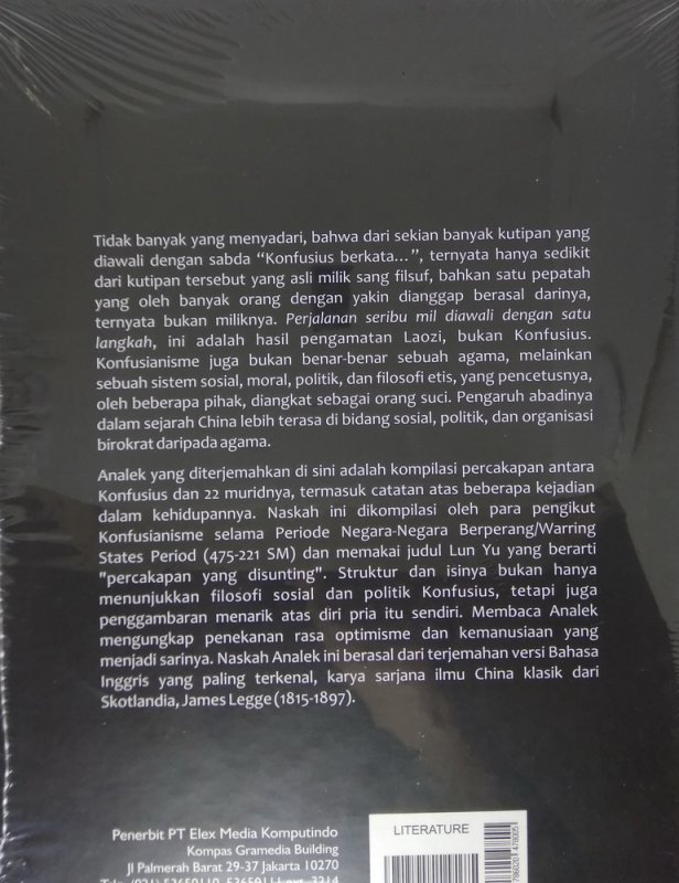Buku Konfusius - Analek [hard Cover] | Toko Buku Online - Bukukita