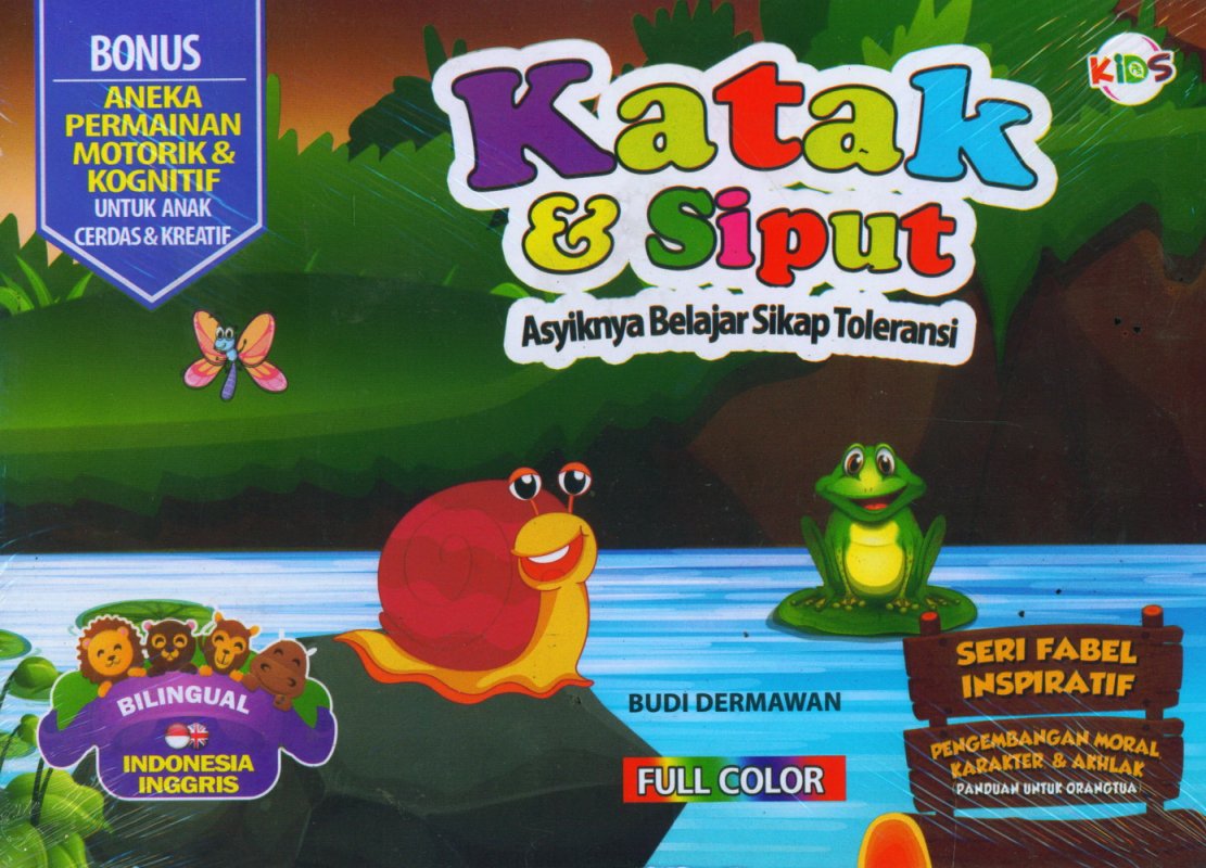 Buku Katak & Siput (bilingual) Full Color | Bukukita