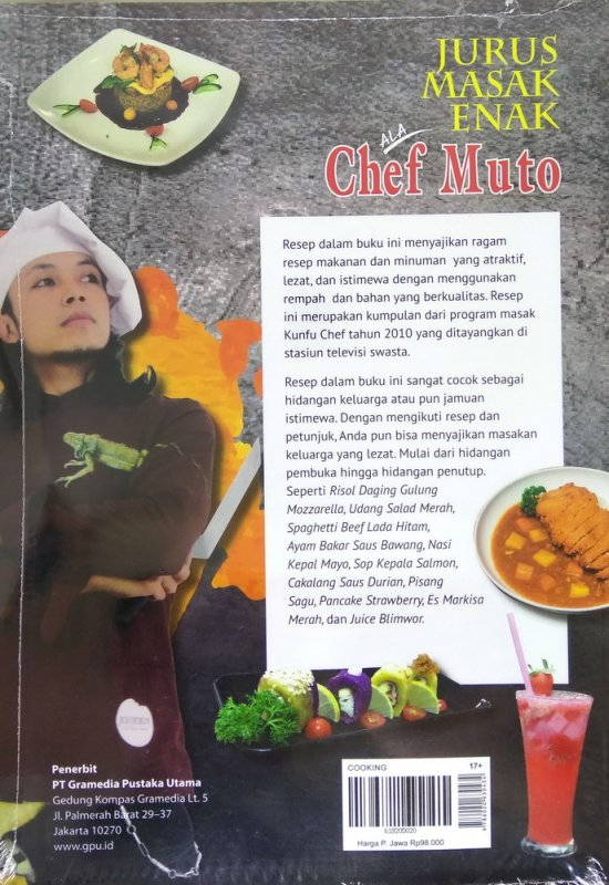 Buku Jurus Masak Enak Ala Chef Muto | Toko Buku Online - Bukukita