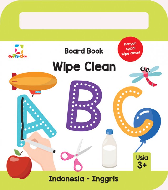 Buku Opredo Board Book Wipe Clean: Abc | Toko Buku Online - Bukukita