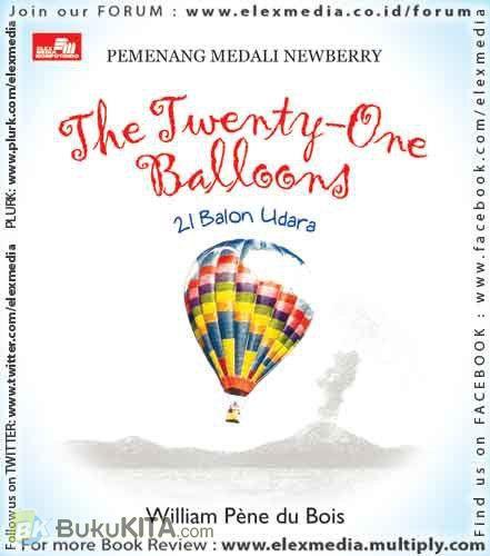 Buku The Twenty One Balloons | Toko Buku Online - Bukukita