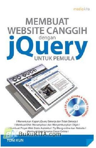 Buku Membuat Website Canggih Dengan Jquery Untuk Pemula | Bukukita