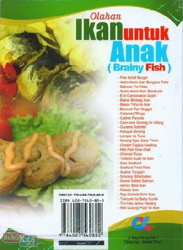 Olahan Ikan Untuk Anak - Brainy Fish (full Color) Food Lovers