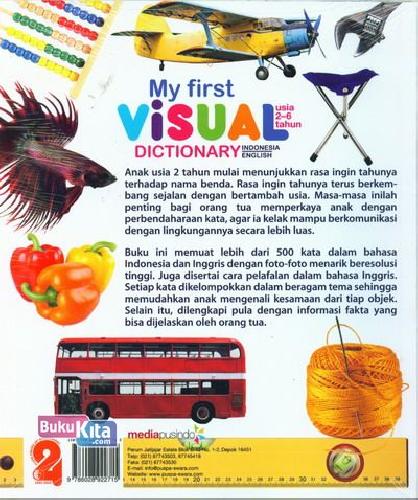 Buku My First Visual Dictionary (indonesia-english) | Bukukita