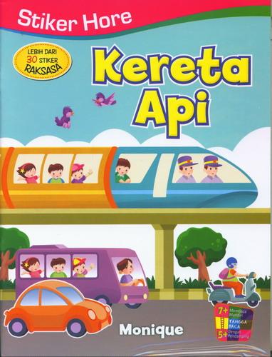 Buku Stiker Hore : Kereta Api | Toko Buku Online - Bukukita