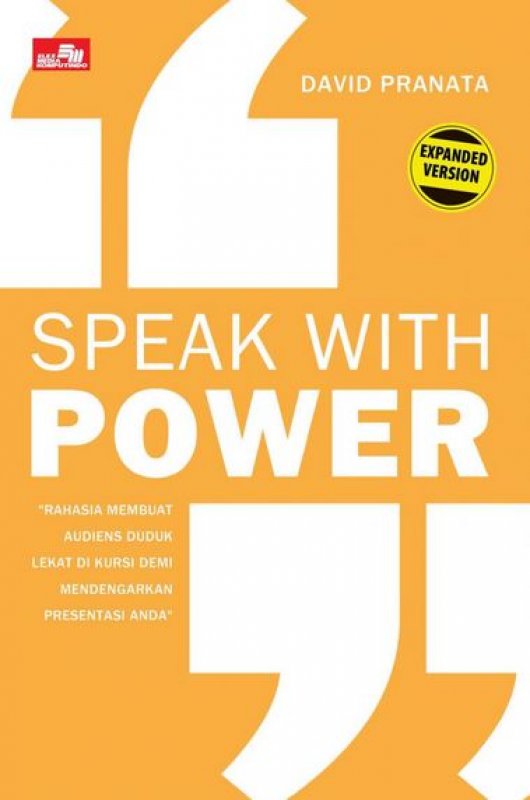 Buku Speak With Power (expanded Version) | Toko Buku Online - Bukukita