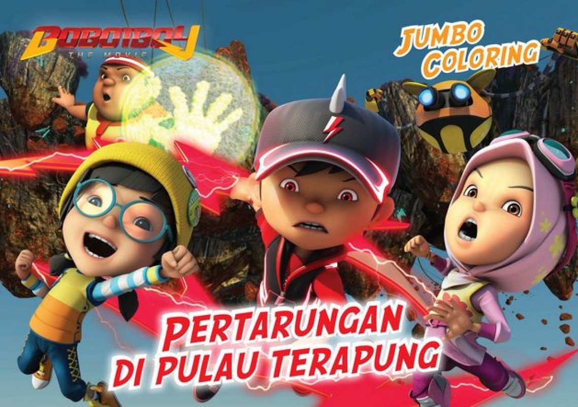Buku Jumbo Coloring Boboiboy: Pertarungan Di Pulau Terapung | Bukukita