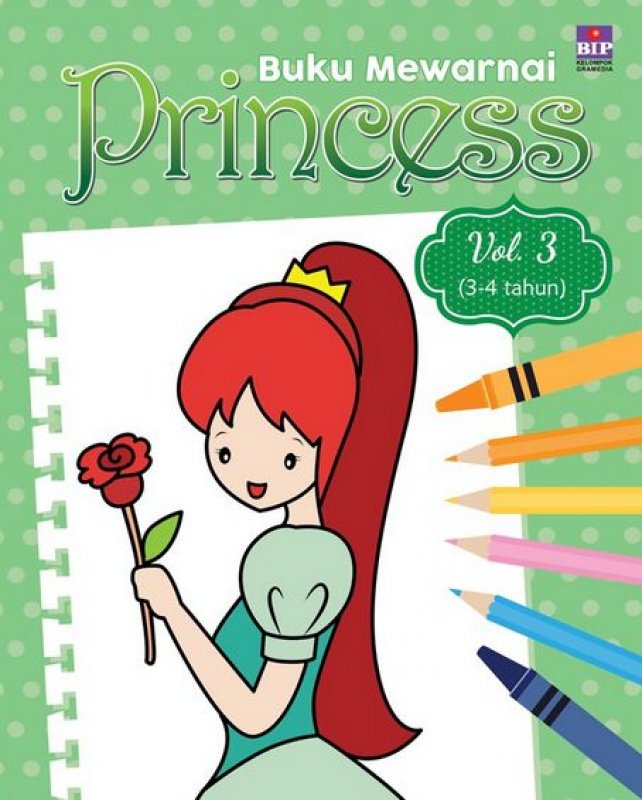 Buku Buku Mewarnai Princess Vol.3 | Toko Buku Online - Bukukita