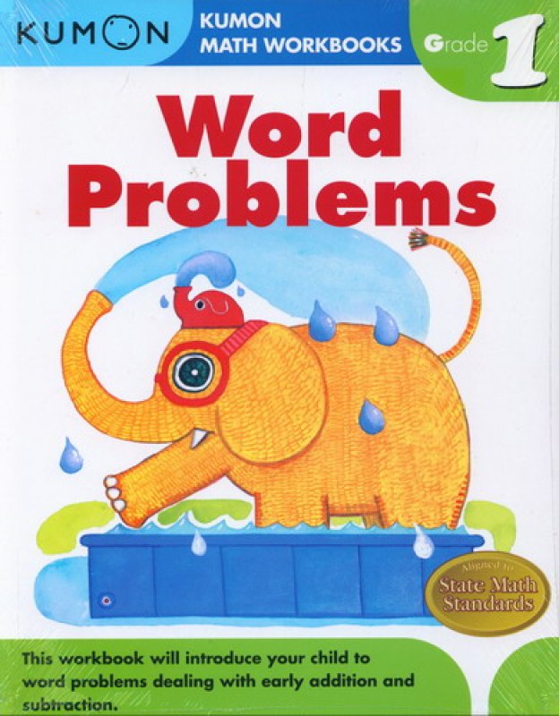 Kumon Math Workbooks: Grade 1 Word Problems (english Version)