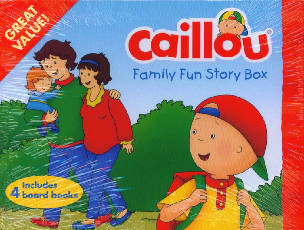 Caillou: Family Fun Story Box [includes 6 Books] (english Version)